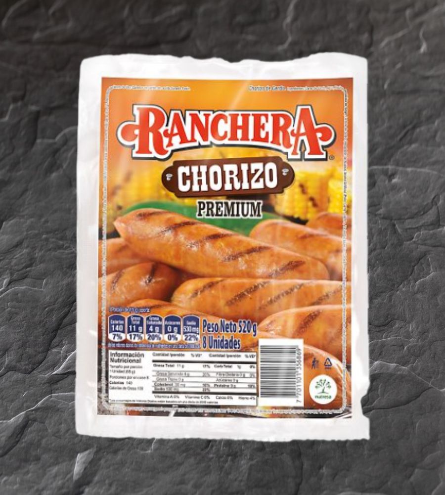 Chorizo Ranchera por 520 grms
