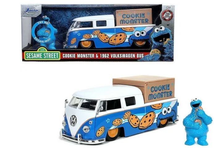 Volkswagen Bus + Cookie Monster