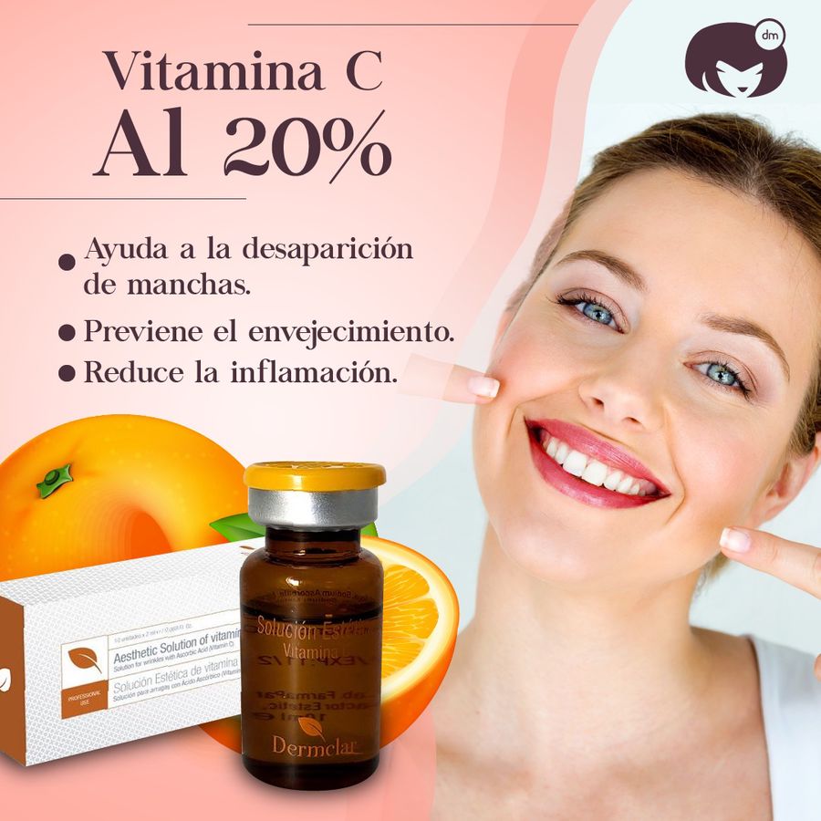 DERMCLAR - VITAMINA C VIAL X 10 ML